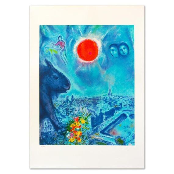 Marc Chagall | The Sun Over Paris | MutualArt