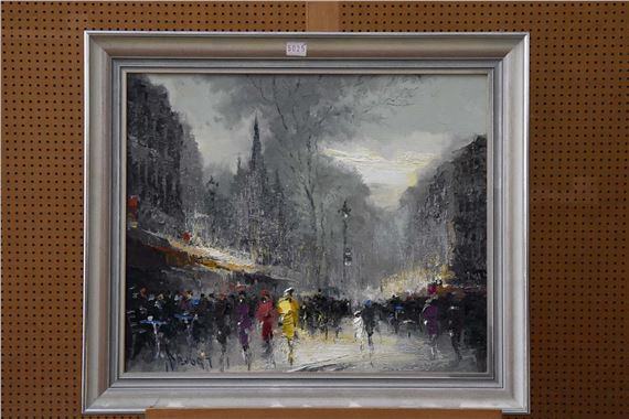Jan Bévort | Straatje te Parijs | MutualArt
