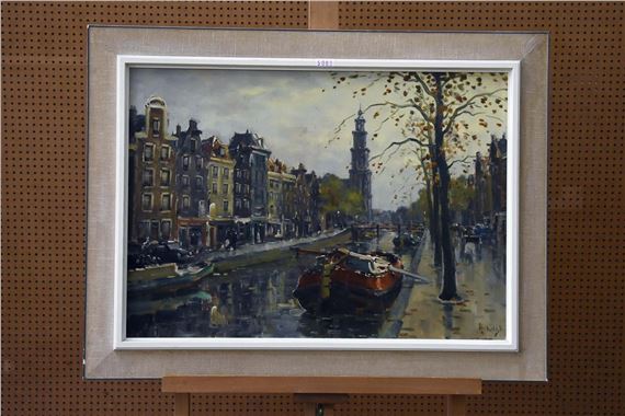 Arnout Van Gilst | Gracht te Amsterdam | MutualArt