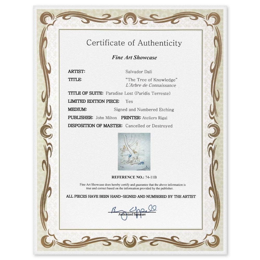 Salvador Dalí | The Tree of Knowledge | MutualArt