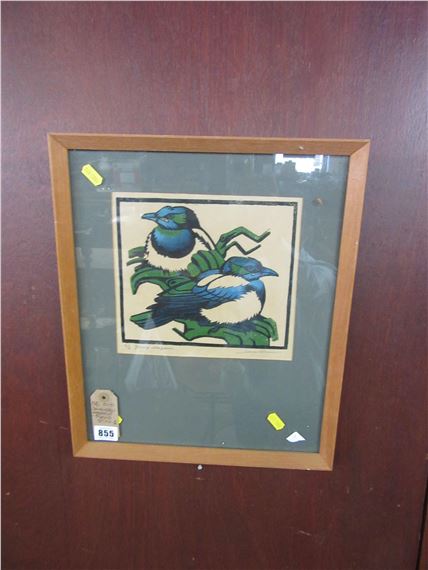 David Binns | COLOURED WOODCUT BY DAVID BINNS | MutualArt
