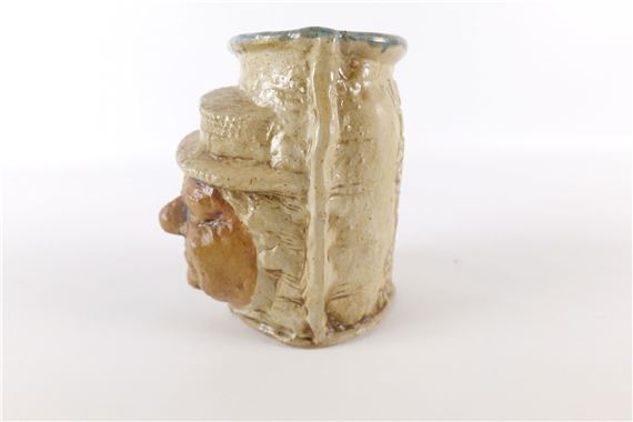 Jim Rumph | 3D Figural WC Fields Art Pottery Mug (1971) | MutualArt