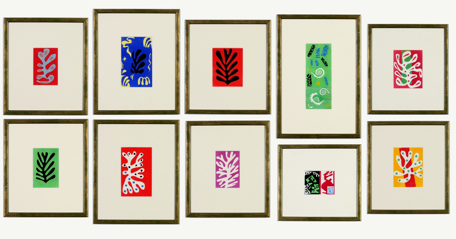 Henri Matisse | A SET OF TEN RARE POCHOIR AFTER THE DECOUPAGE (1953 ...