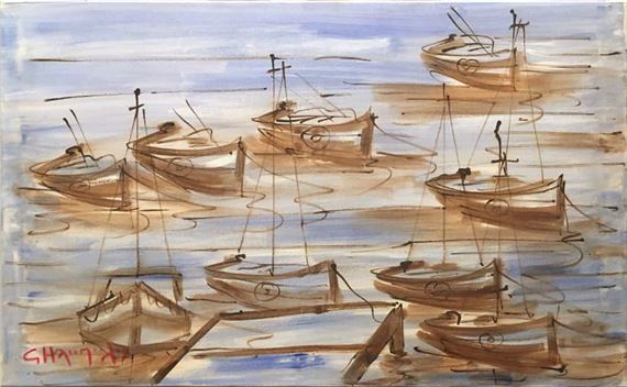 George Iliopoulos | Fish boats (2023) | MutualArt