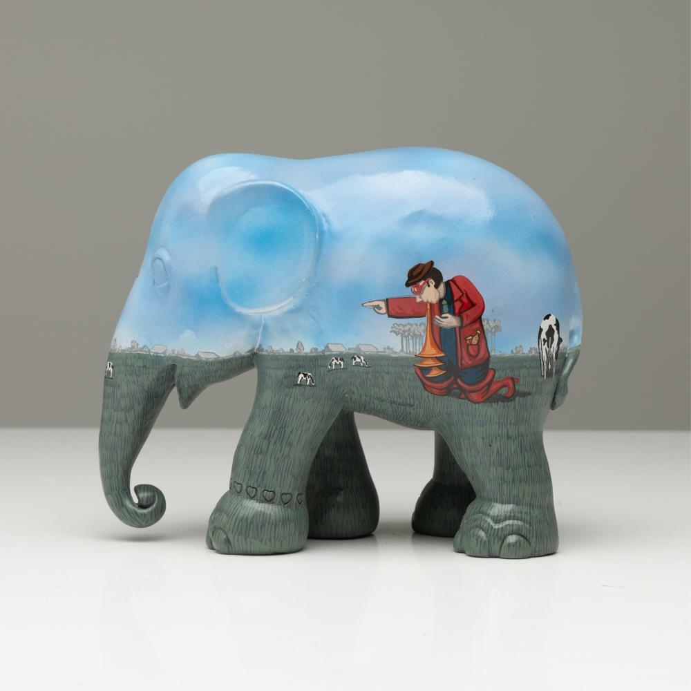 Sven Hoekstra | Painted elephant sculpture | MutualArt