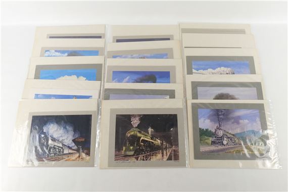 Michael F. Kotowski | 15 Train Related Signature Series Color Prints ...