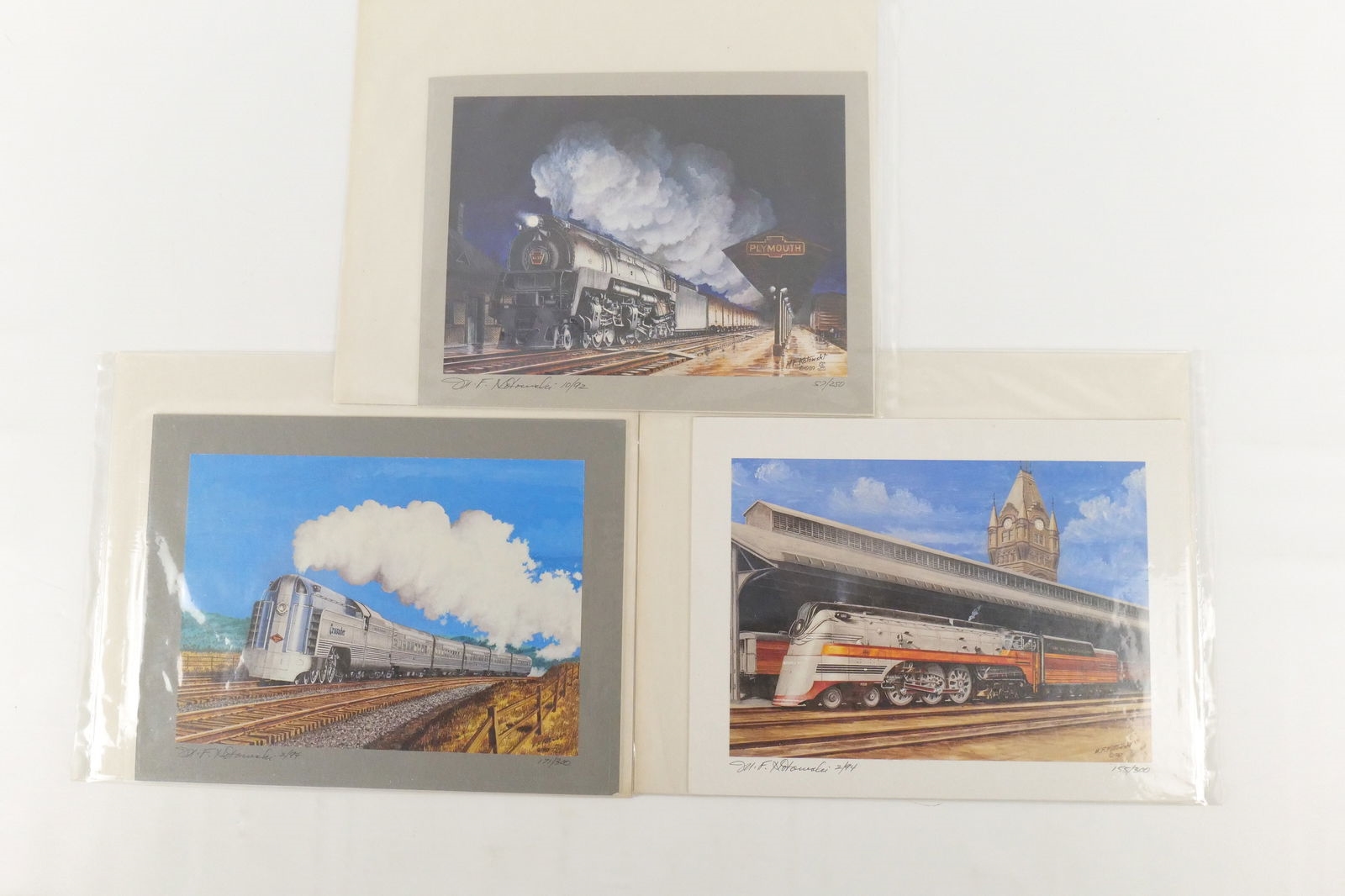Michael F. Kotowski | 15 Train Related Signature Series Color Prints ...