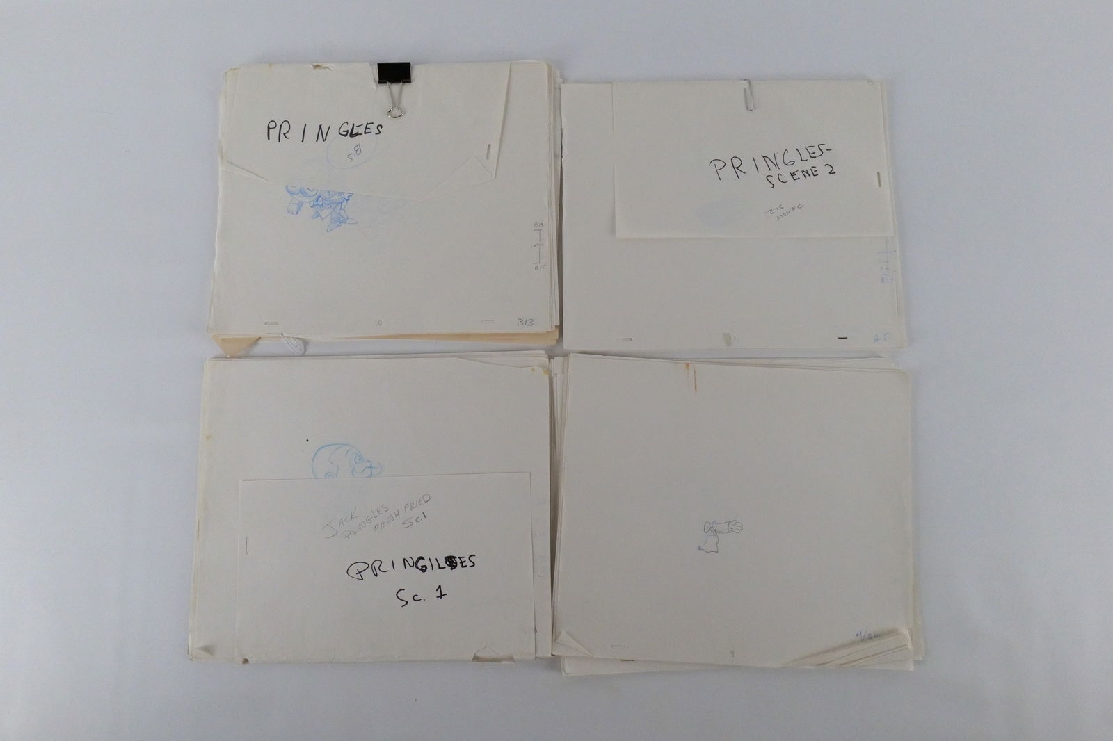 Jack Dazzo | Grouping of Original Hand Drawn Pringles Animation ...