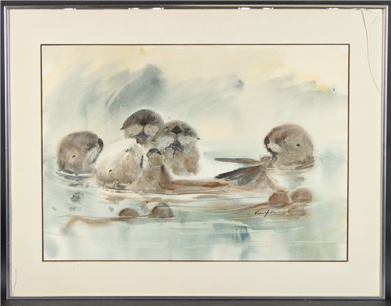 Vern Yadon | Sea Otters | MutualArt