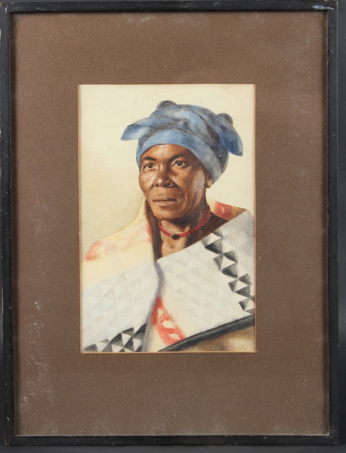 Constance Helen Greaves | Portrait of an African woman | MutualArt