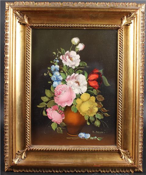 R. Rosini | Flowers in a vase | MutualArt