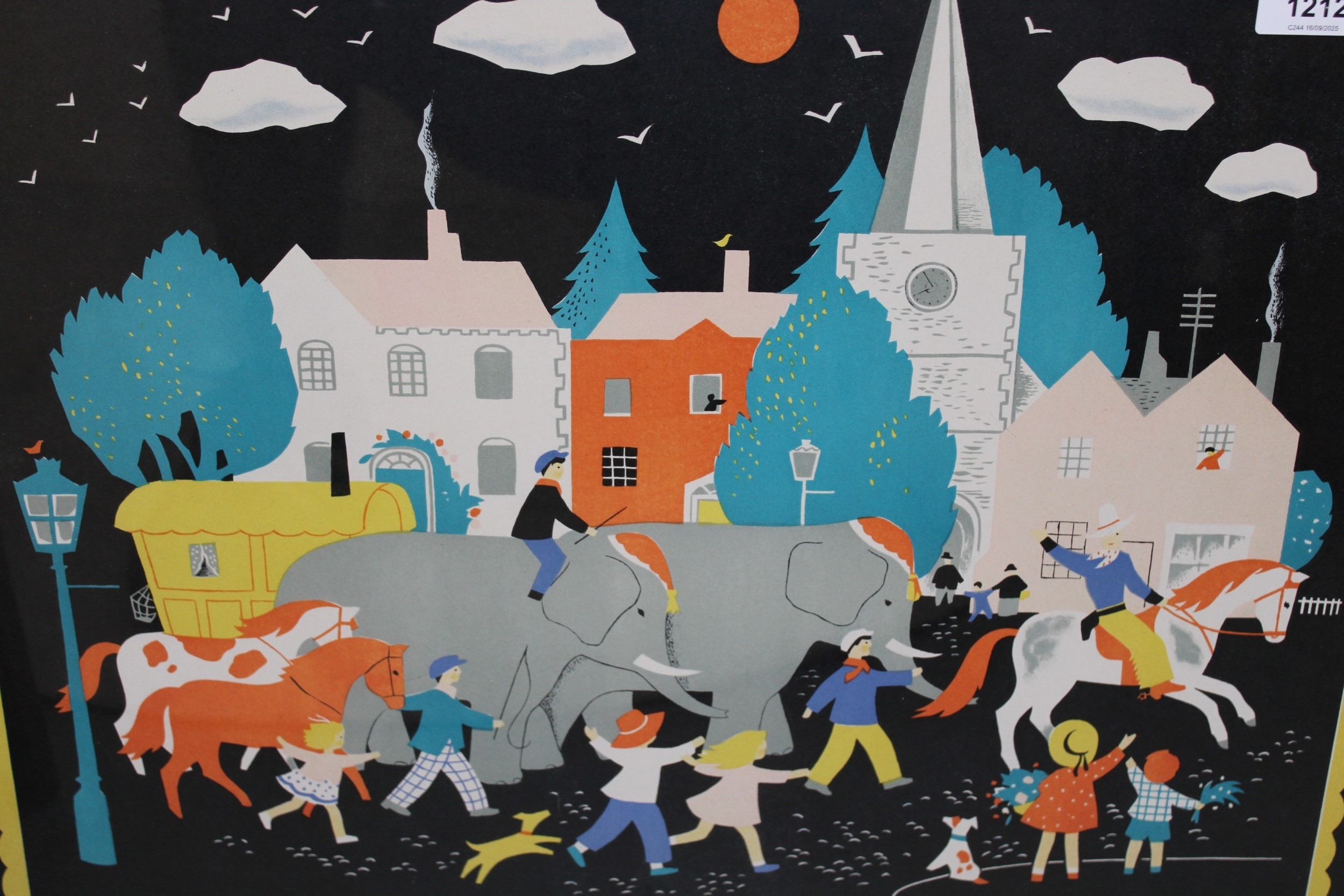 Peggy Wickham | The Circus Comes to Town | MutualArt