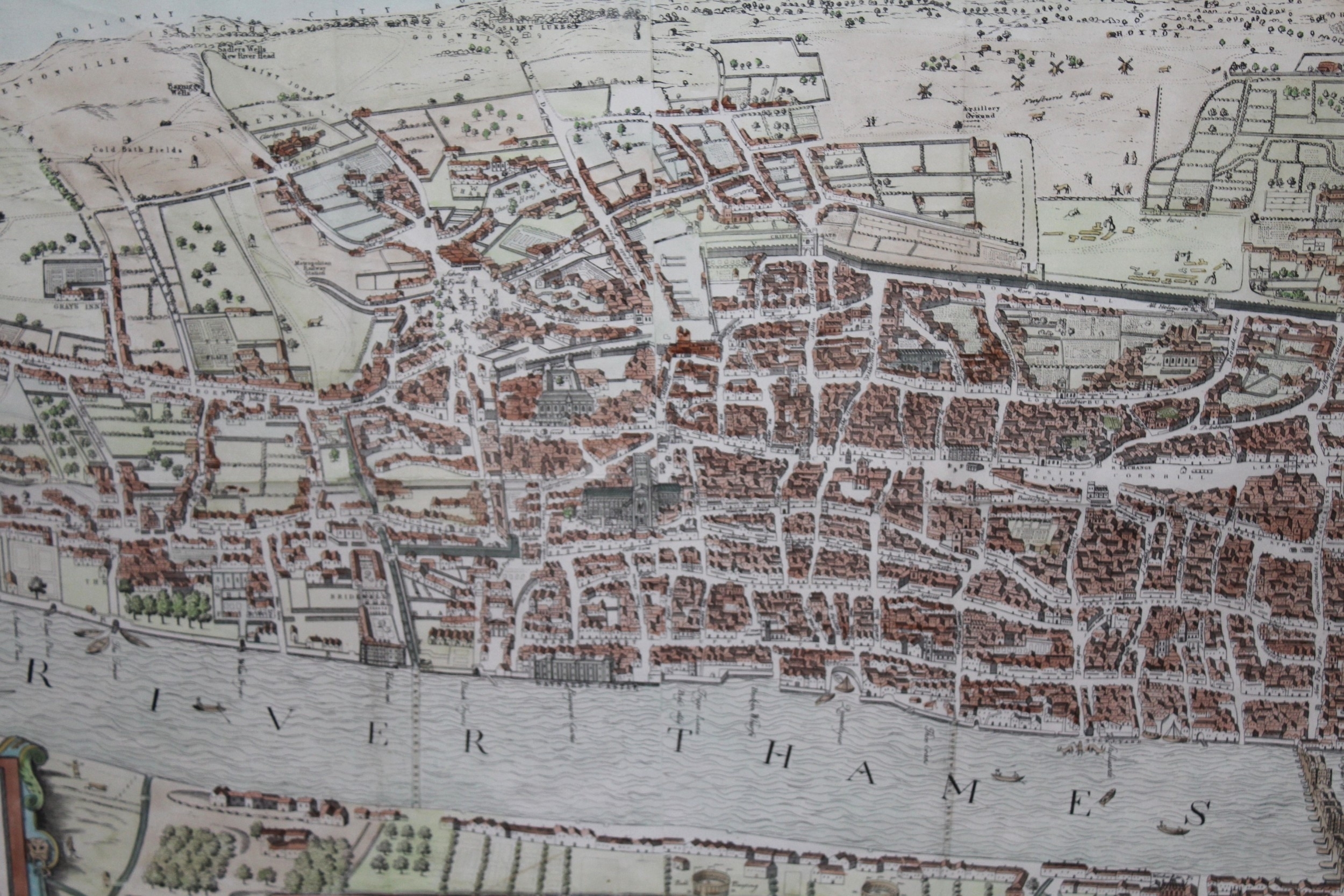 Ralph Aggas | map of London in 1560 (Mid 19th Century) | MutualArt