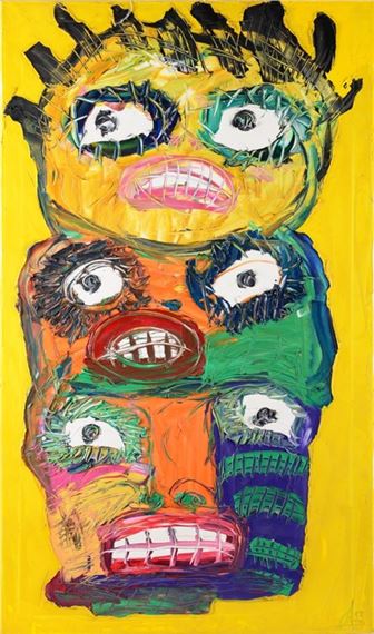 Michael Fischer-Art | Warteschlange (1995) | MutualArt