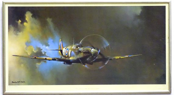 Barrie A.F. Clark | Vickers Supermarine Spitfire Vb of 243 Squadron ...
