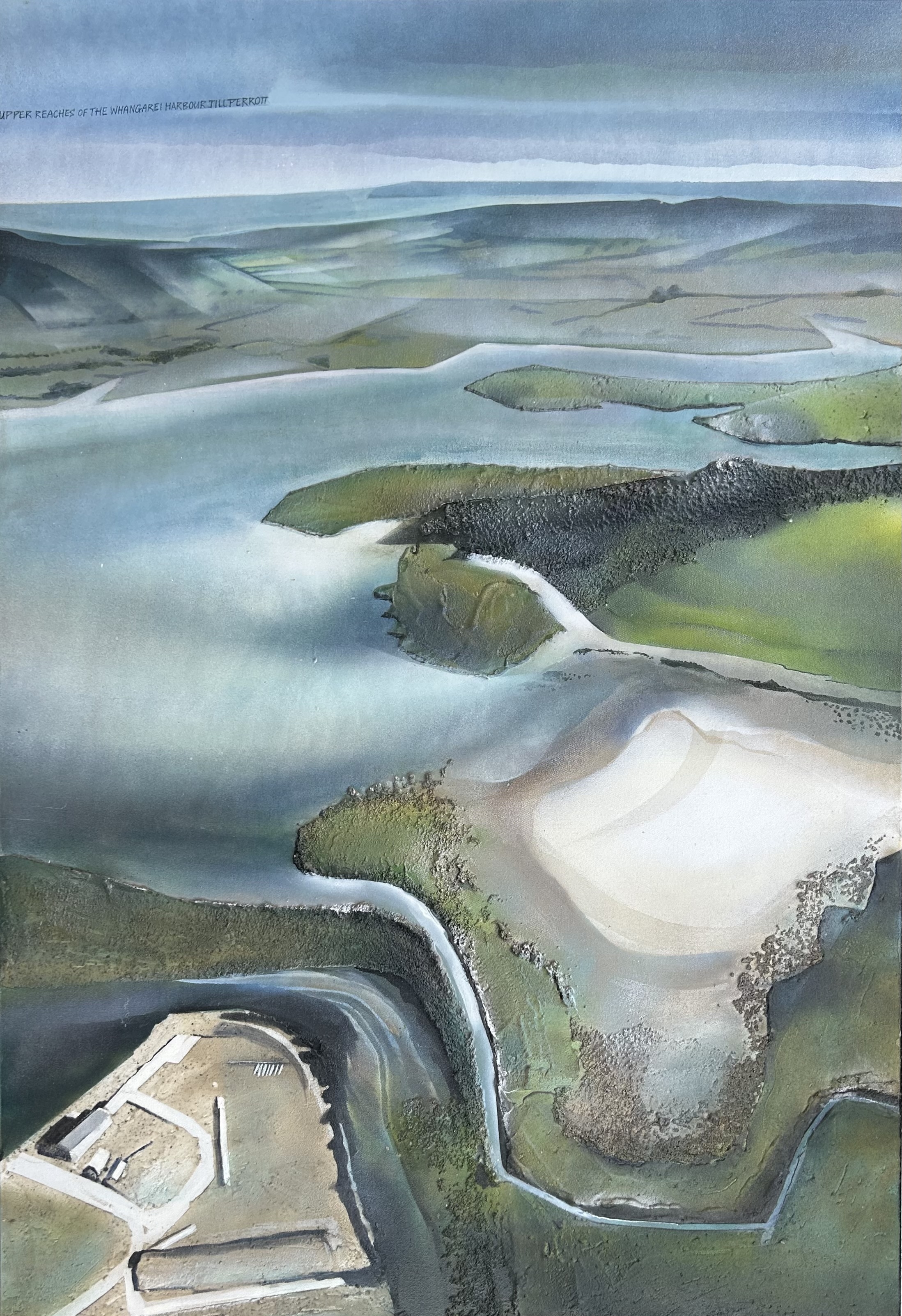 Jill Perrott | Upper Reaches of the Whangerai Harbour - Aerial View ...