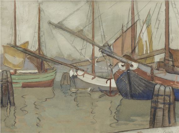 John Weeks | Long Bowsprits – Venice | MutualArt
