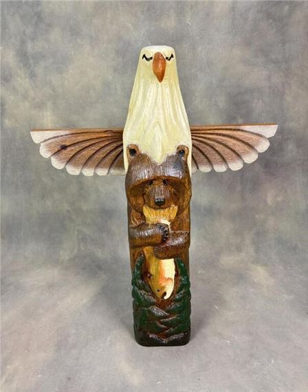 Jeff M. Fleming | Wood Totem Pole | MutualArt