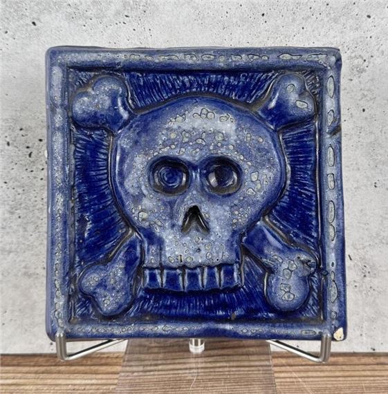 Clayton Bailey | Skull Tile | MutualArt