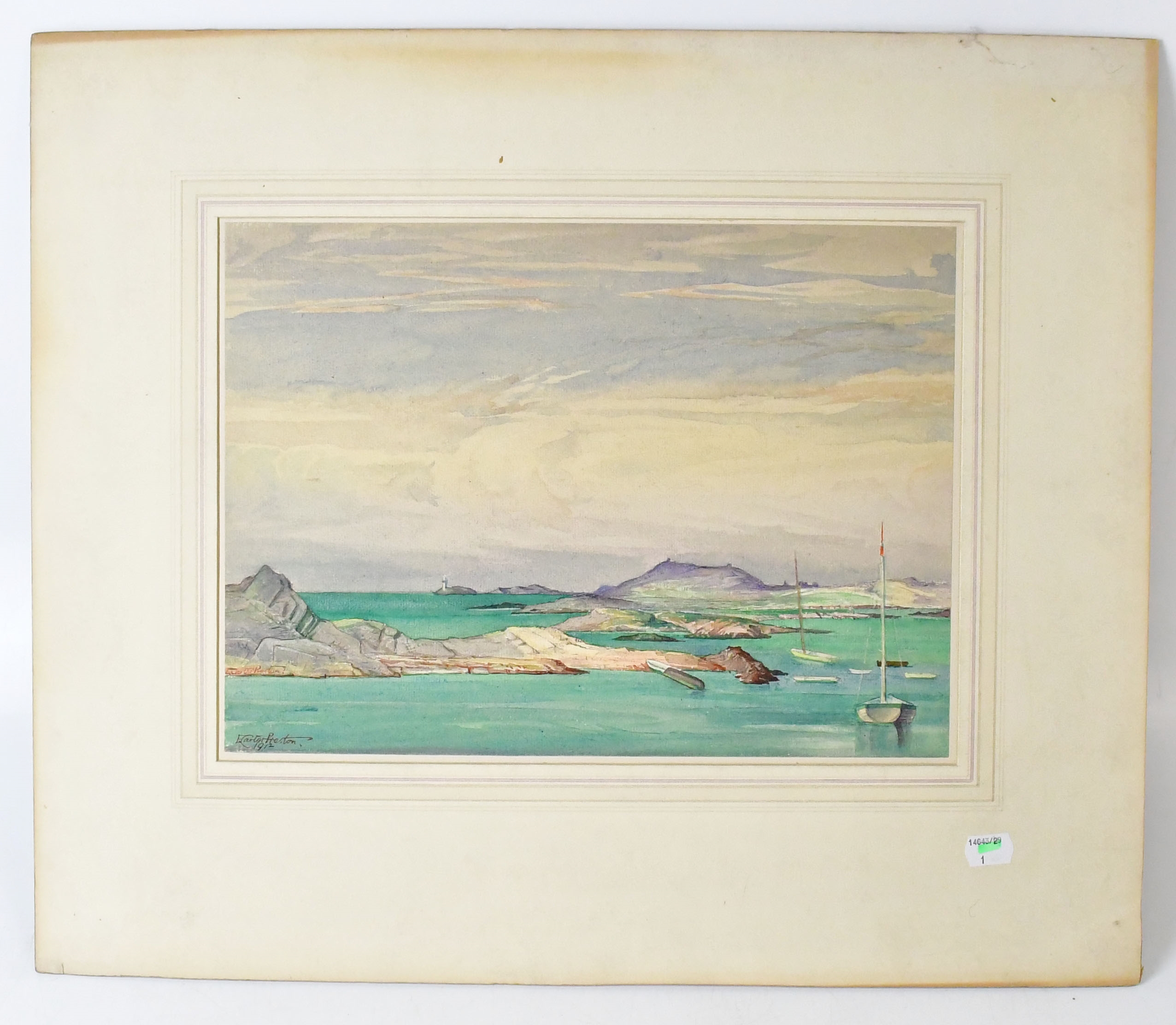 Edward Carter Preston | Bardsey Lighthouse (1912) | MutualArt