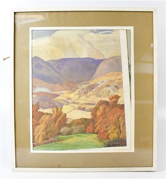 Edward Carter Preston | Lakeland landscape of a valley | MutualArt