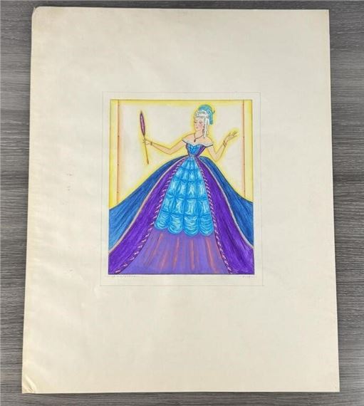 Anita Johnson | La Pompadour Watercolor Painting (20th Century) | MutualArt