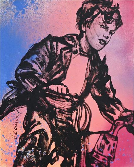 David Bromley | BOY ON BICYCLE | MutualArt