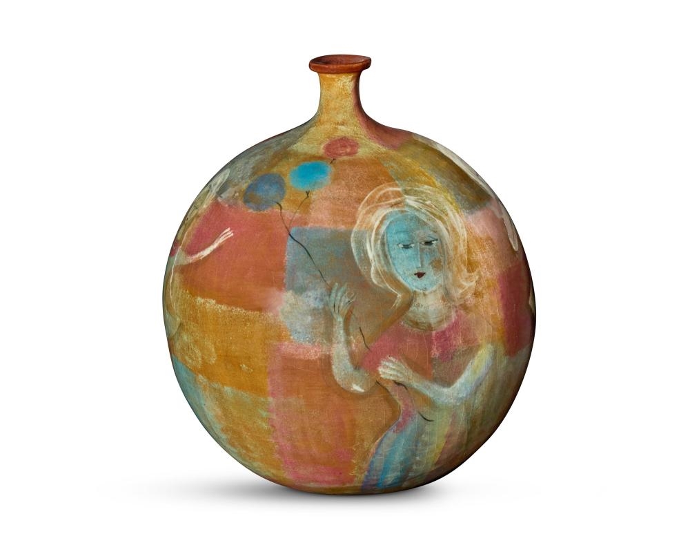 Polia Pillin | A glazed studio pottery vase (Mid 20th Century) | MutualArt