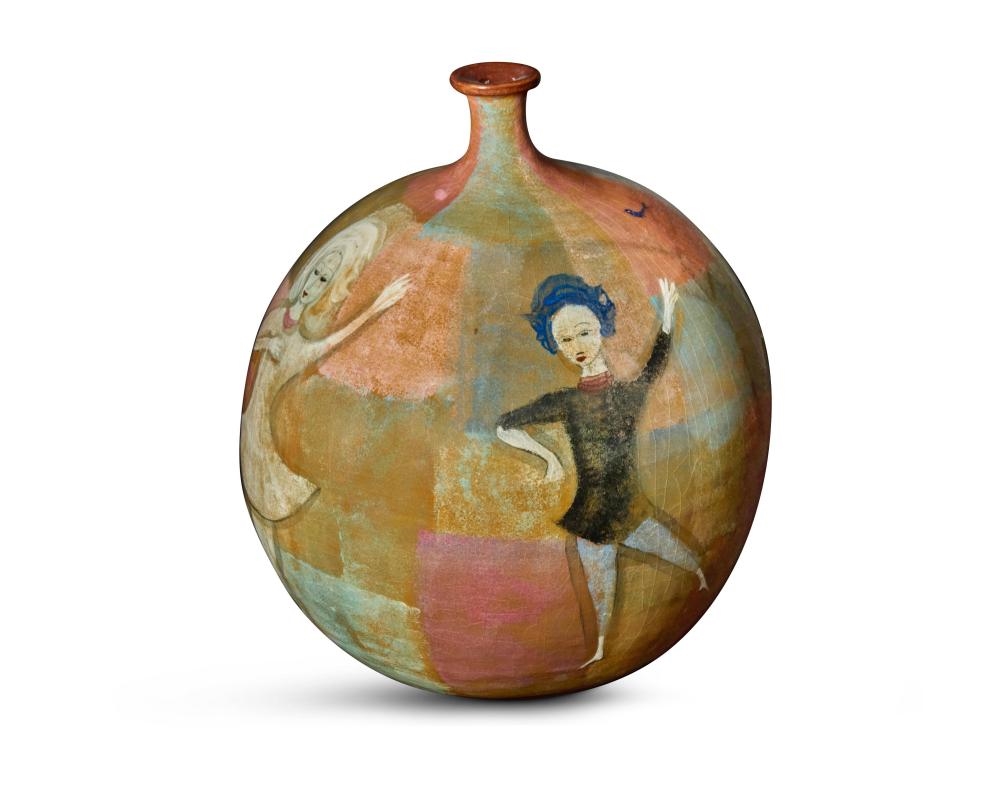 Polia Pillin | A glazed studio pottery vase (Mid 20th Century) | MutualArt