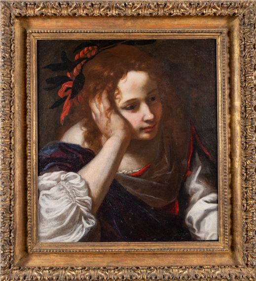 Jacopo Vignali | Portrait of a girl | MutualArt