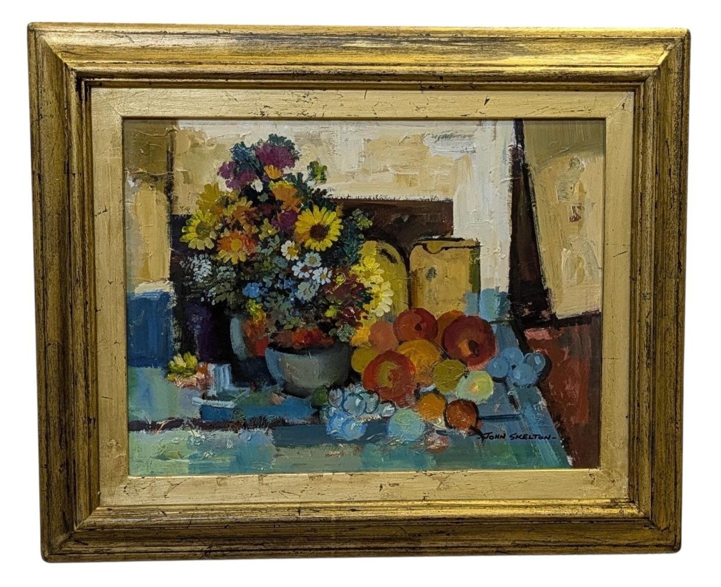 John Skelton | Fruit and Flower Homage to Cezanne | MutualArt