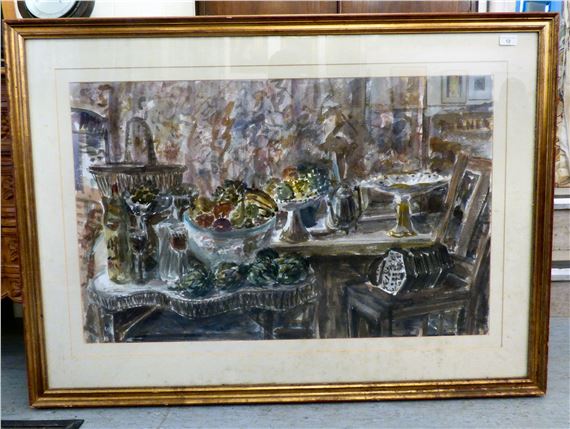 David Gluck | a still life study of fruit | MutualArt