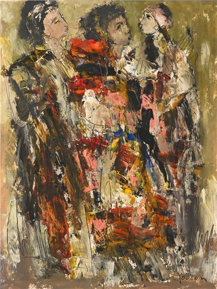Frans J. Joosen | Drie figuren | MutualArt