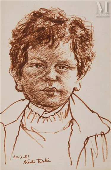 Hédi Turki | Portrait de garçon (81) | MutualArt