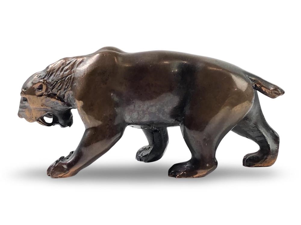 William Otto | Saber Tooth Tiger Bronze | MutualArt