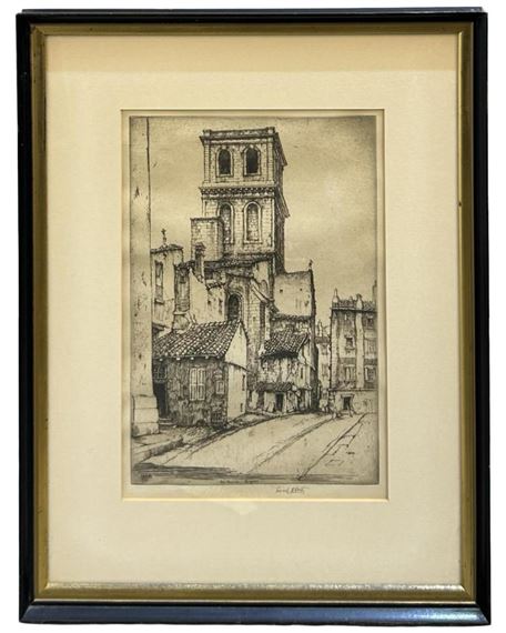 Ernest David Roth | Antique Signed Ernest David Roth Etching | MutualArt