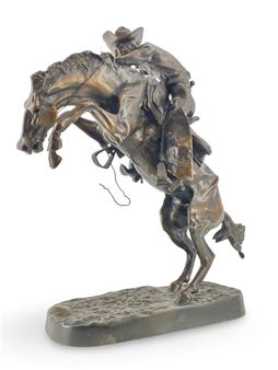 Frederic Remington | The Bronco Buster (1895) | MutualArt