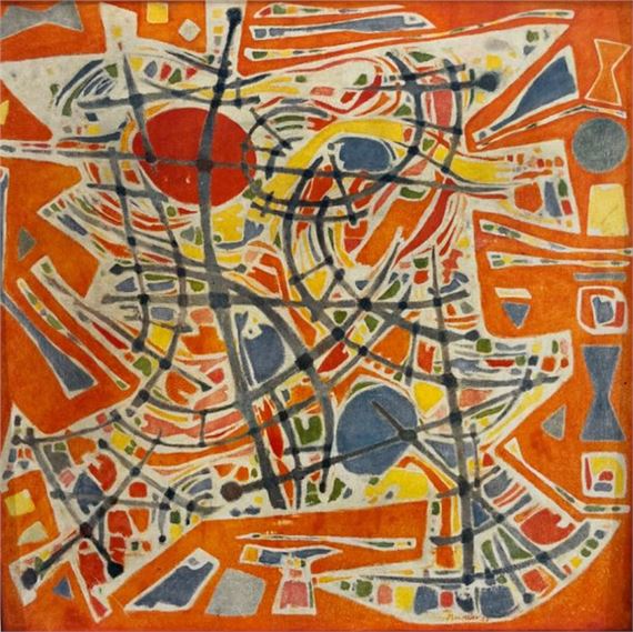 Alfred Manessier | Abstraction Reprographic poster on cardboard | MutualArt