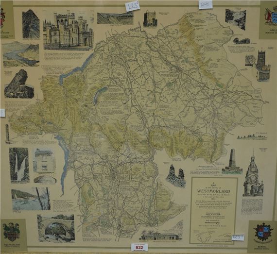 Alfred Wainwright | A Map of the County of Westmorland | MutualArt