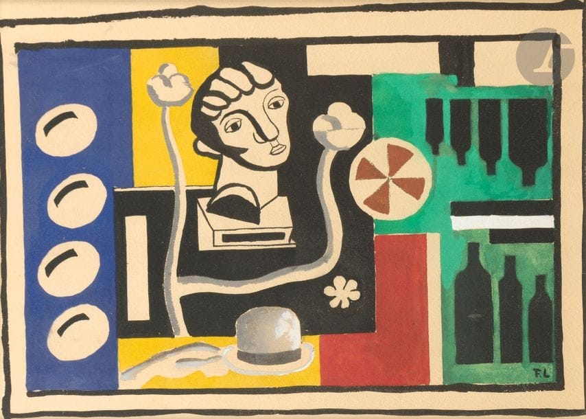 Fernand Léger | Still life with bust (1959) | MutualArt