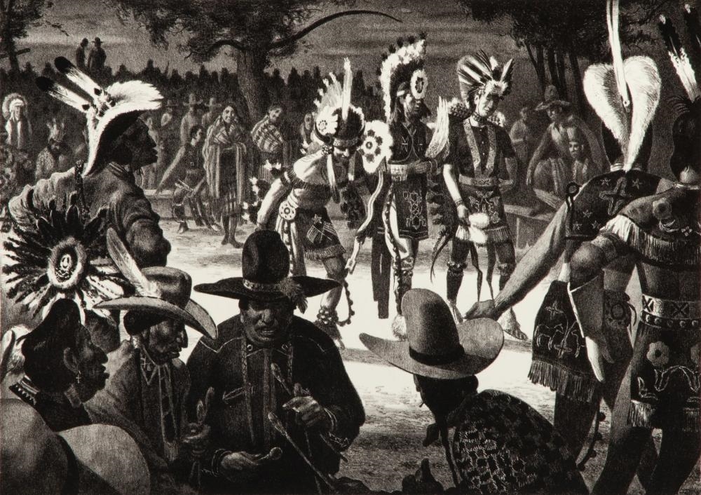 Charles Banks Wilson | Quapaw Pow Wow (27) | MutualArt