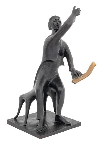 Harry Marinsky | Piano Player Bronze Sculpture | MutualArt