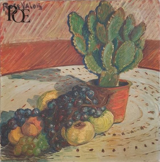 Rose Valois | Fruit and cactus on an entablature (1947) | MutualArt