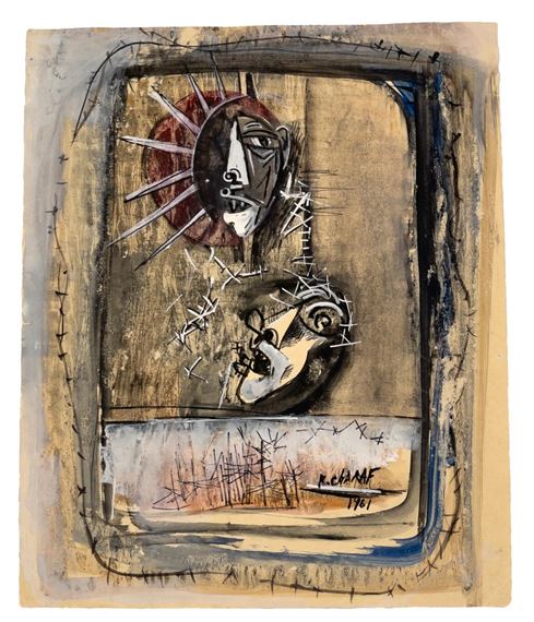 Rafic Charaf | Untitled (1961) | MutualArt