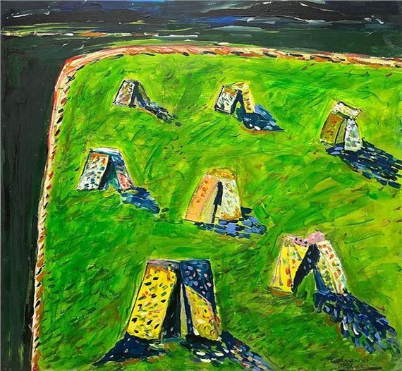 William Crozier | Corn Stacks | MutualArt
