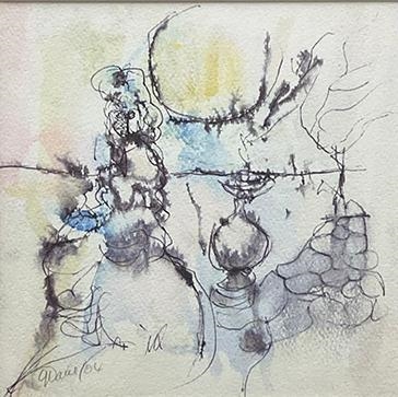 Gerald Davis | Girl in Landscape | MutualArt