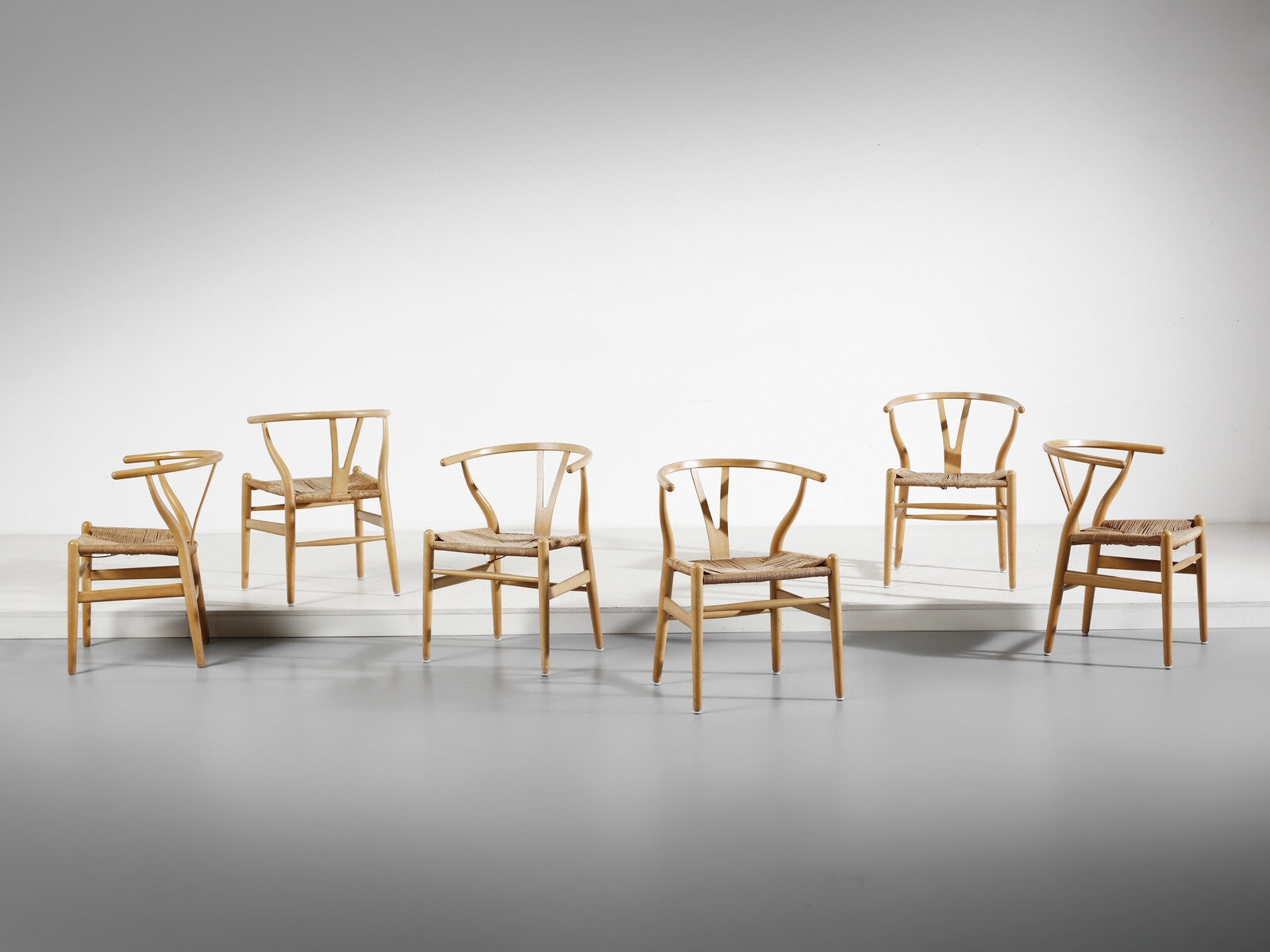 Hans J. Wegner | Six Wishbone Chair CH24 for Carl Hansen & SÃ¸n (1950 ...