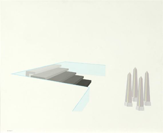 Carl Magnus Lindqvist | Stridbare obelisker (1977) | MutualArt