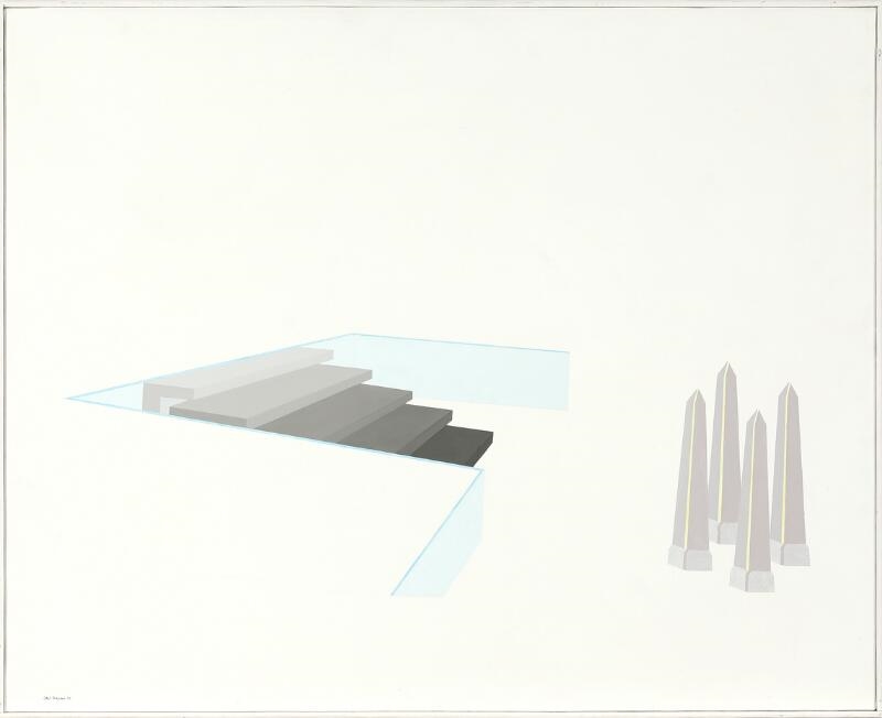 Carl Magnus Lindqvist | Stridbare obelisker (1977) | MutualArt