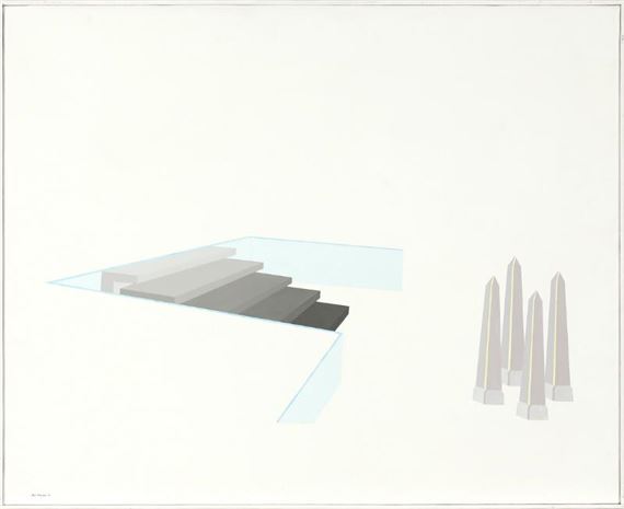 Carl Magnus Lindqvist | Stridbare obelisker (1977) | MutualArt